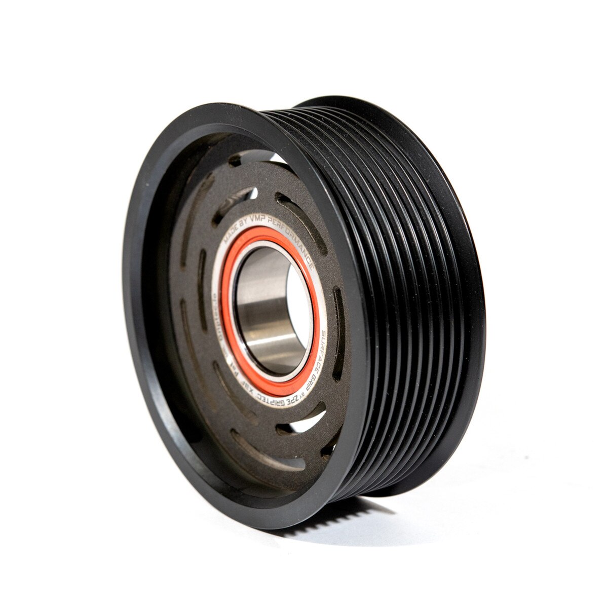 VMP '18+ Mustang GT/GT500 AC Clutch Pulley 10-Rib with Griptec