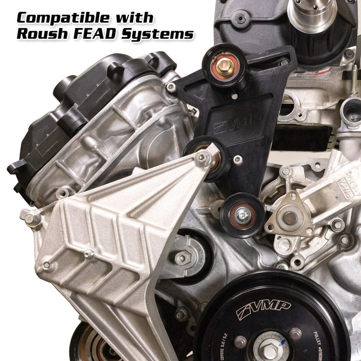 VMP Bomber Bracket for '11-17 VMP/Roush with 6-Rib FEAD