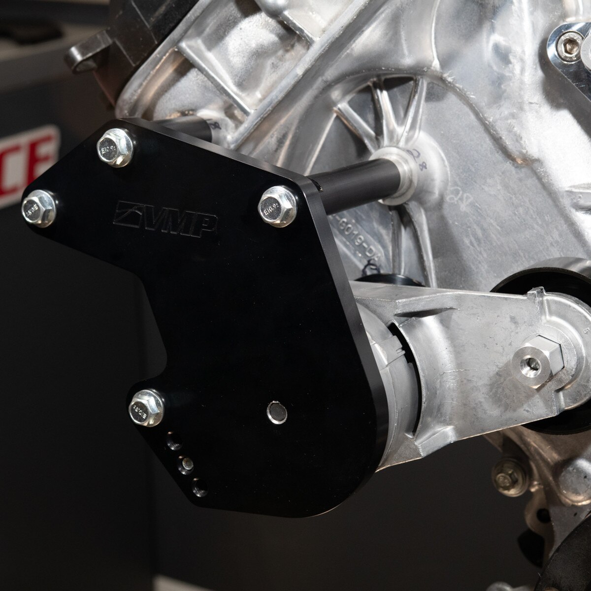 VMP AC Bypass FEAD Tensioner Bracket 6-rib (tensioner not included)